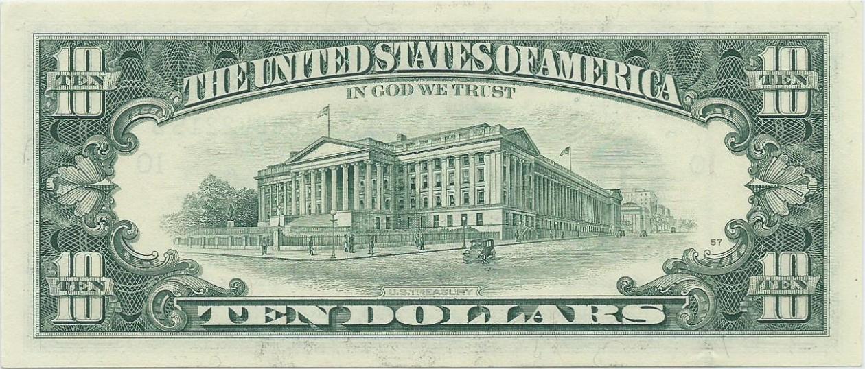 1995 Ten Dollar 10 Federal Reserve Note FRN Kansas City F 2032J EBay 1995-ten-dollar-10-federal-reserve-note-frn-kansas-city-f-2032j-ebay